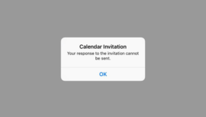 How to Fix Calendar Invitation Cannot Be Sent