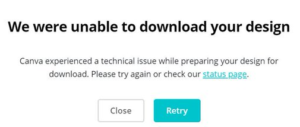 10 Ways to Fix Cannot Download on Canva Error - Saint