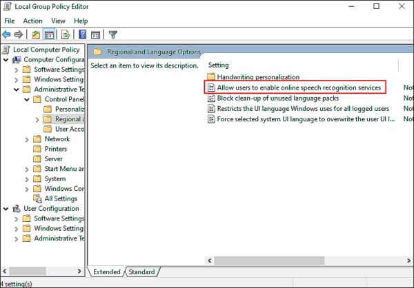 How to Enable or Disable Online Speech Recognition in Windows 10 - Saint