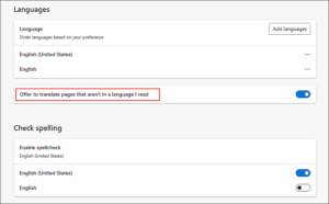 4 Ways to Disable Offer to Translate Pages in Microsoft Edge Chromium ...