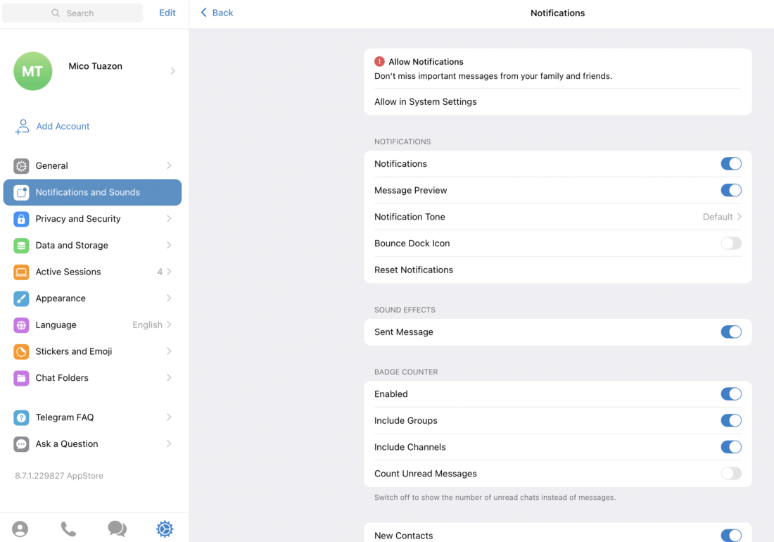How to Fix Notifications Not Working on Telegram Desktop - Saint