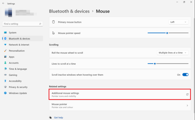 How To Enable Or Disable Mouse Pointer Trails On Windows 11