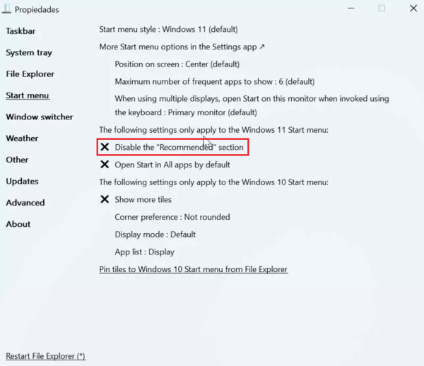 How to Remove Recommended from Start Menu on Windows 11