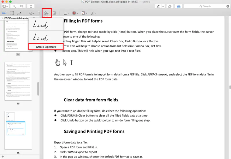 How to do an Electronic Signature on Mac - Saint