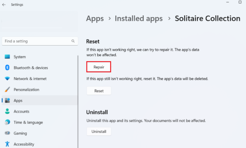 How to Fix Microsoft Solitaire Not Working on Windows 11 - Saint