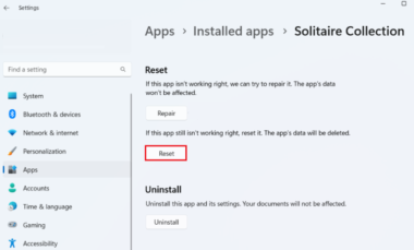 How to Fix Microsoft Solitaire Not Working on Windows 11 - Saint