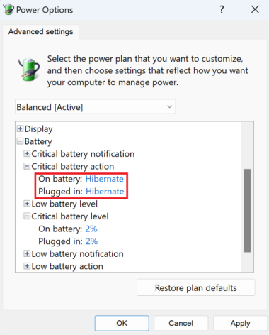 How To Fix Showing Wrong Battery Percentage on Windows 11