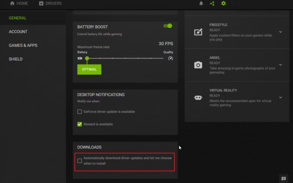 How to Fix NVIDIA GeForce Experience Driver Download Failed Error