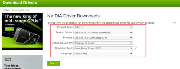How to Fix NVIDIA GeForce Experience Driver Download Failed Error