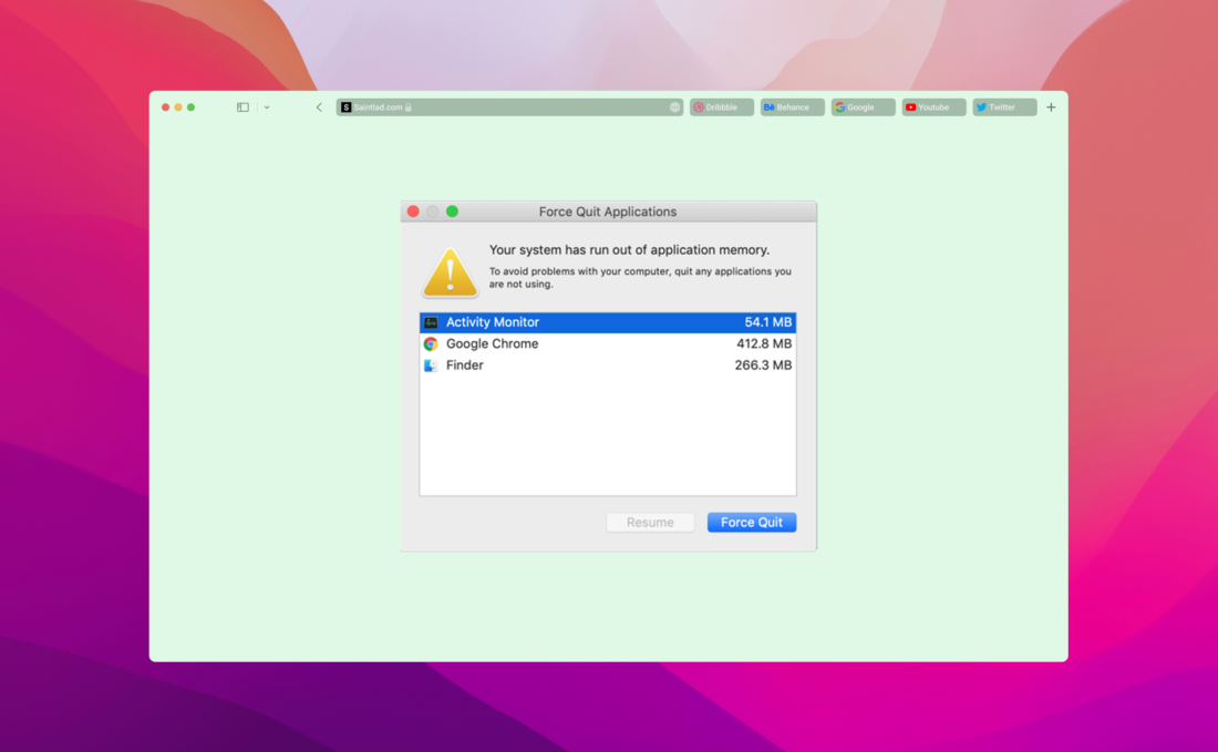 How to Fix Application Memory Error on Mac