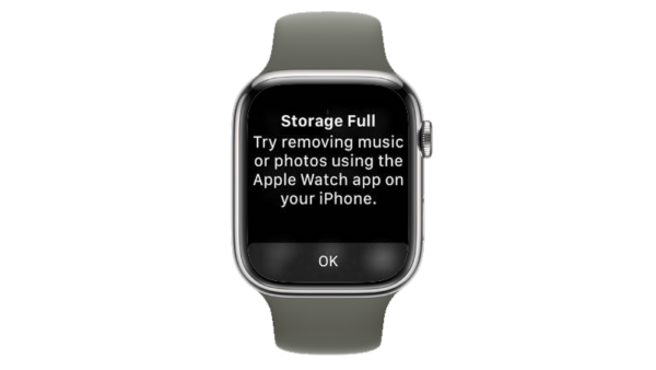 How to Fix Apple Watch Storage Full Error Message