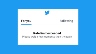How to Fix Rate Limit Exceeded Error on Twitter