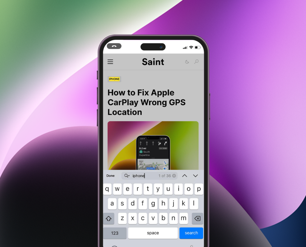 How to Fix Find On Page Not Working on iOS 16